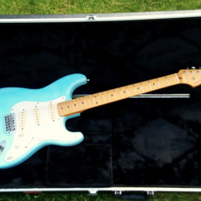 Fernandes Stratocaster 'The Revival' 1980/90s - Blue | Reverb