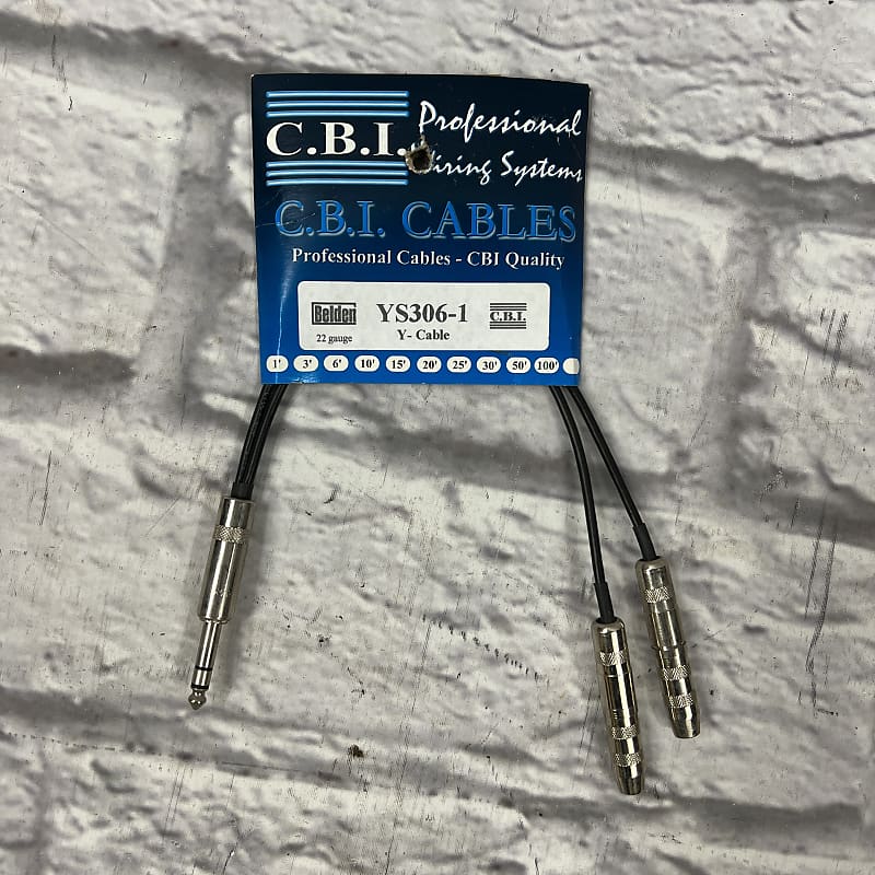 CBI 22-Gauge Y-Cable -1' | Reverb