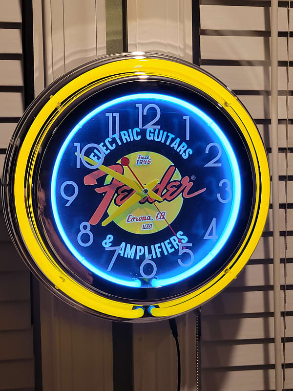 Fender Musical Instruments Double Neon Yellow/White | Reverb Australia