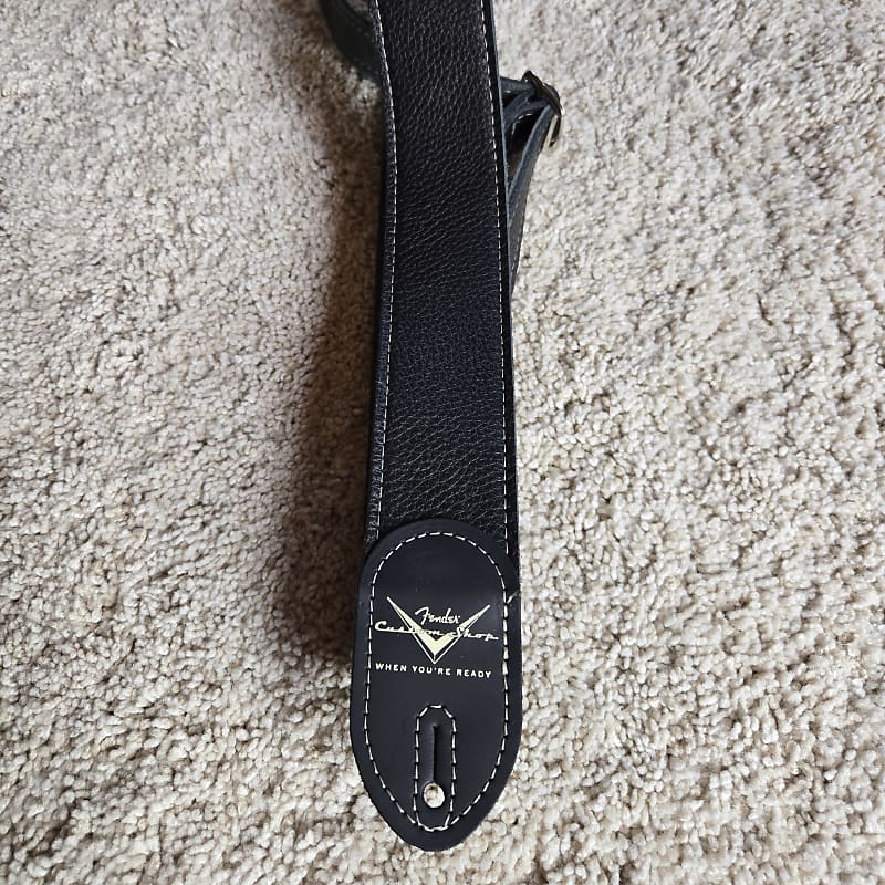 Fender Custom Shop Leather Guitar Strap 2024 | Reverb