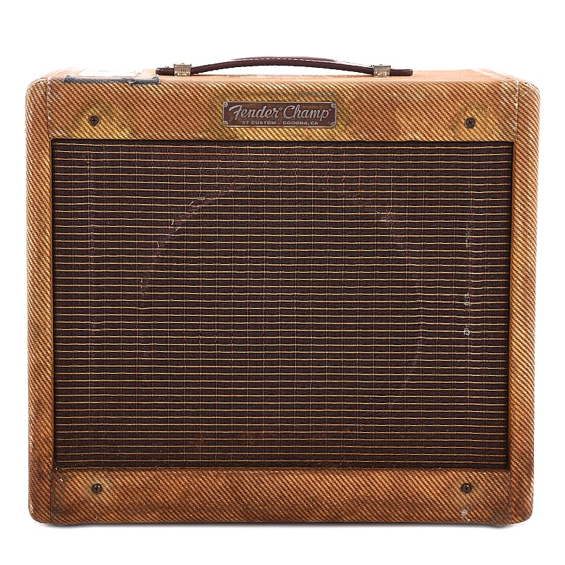 Fender Custom Shop Master Built 1957 Champ 1x10 Relic Tweed | Reverb