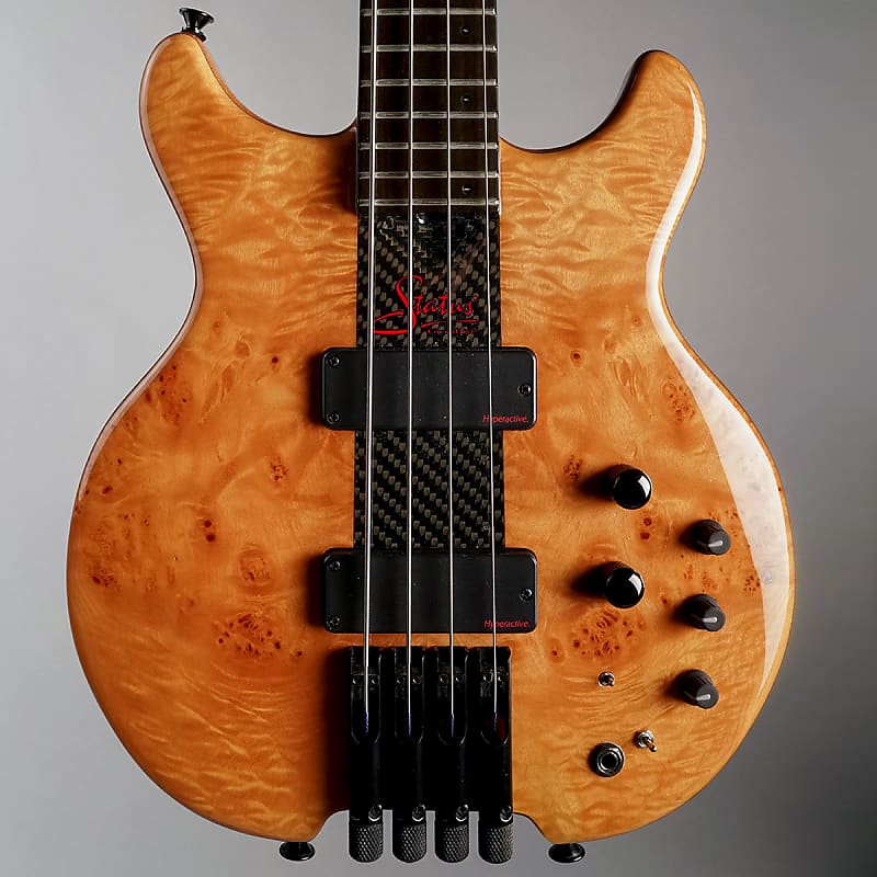 Status Kingbass Figured Maple w/Blue LEDS | Reverb