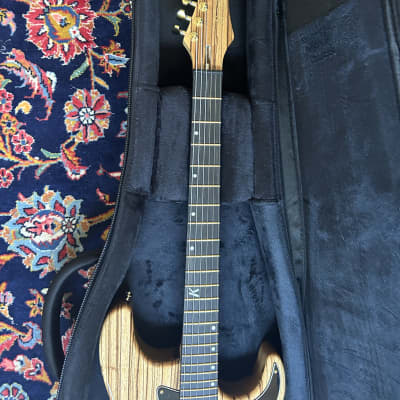 Kiesel Delos 2023 Zebrawood top wood, Black Limba body, Wenge | Reverb