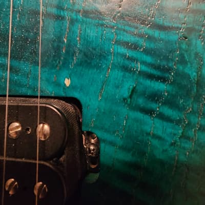 Kiesel Hyperdrive 2021 Transparent Teal Rawtone | Reverb
