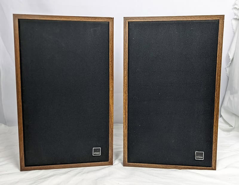 Vintage 1977 Hitachi 2-Way Bookshelf Speakers Vintage - | Reverb