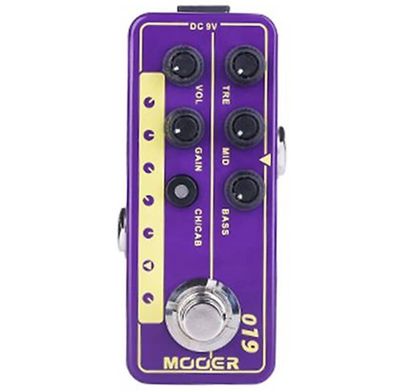 Mooer Micro PreAmp 019 UK Gold PLX | Reverb