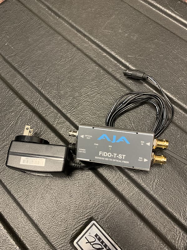AJA FIDO-T-ST SDI to Optical Fiber Converter | Reverb