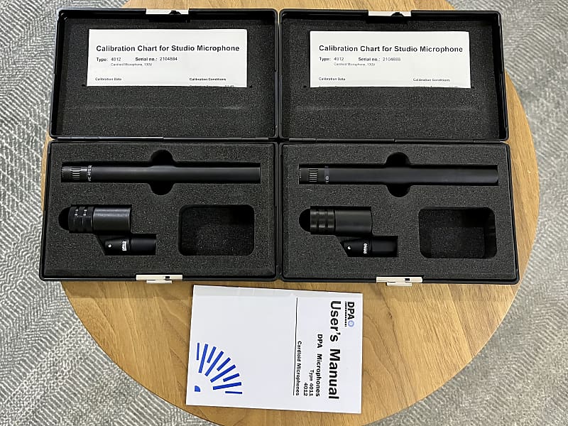 DPA 4012s (Matched Pair) with HMA4000, Cables and Shock | Reverb