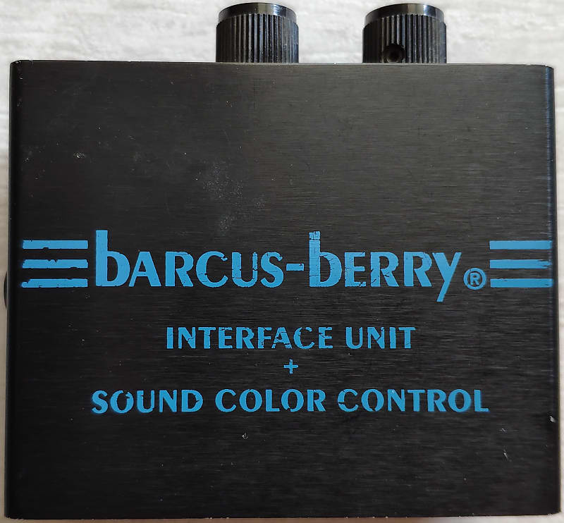 barcus berry 1001 interface unit + sound color control | Reverb France