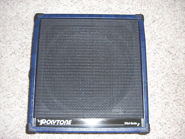 Polytone Mini Brute IV Blue/Black | Reverb