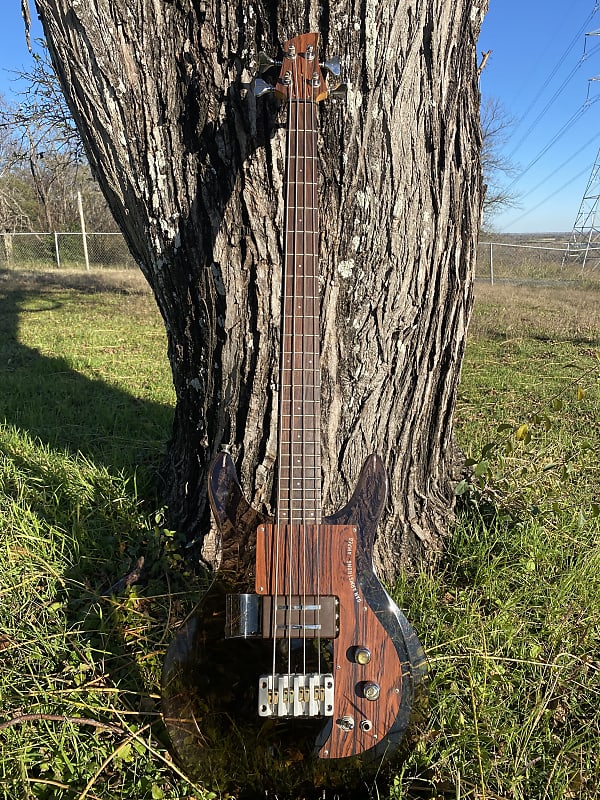 Dan Armstrong Reissue Bass 1998 - Smoke Black | Reverb