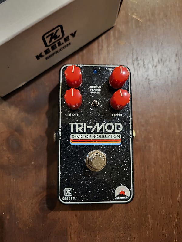 Keeley Tri-Mod Audiomanic Custom Shop Edition 2023 - Black | Reverb