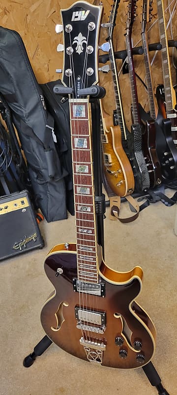 IYV IJZ-300 TSB Jazz Electric Guitar, Tobacco Sunburst with | Reverb