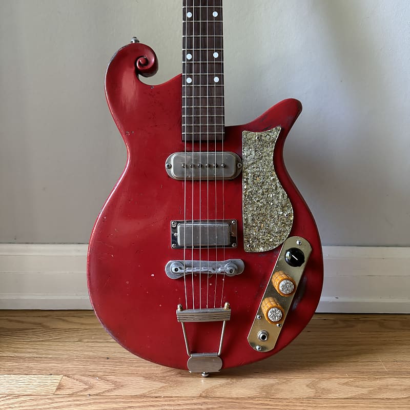 Premier Multivox Scroll Guitar - Brazilian Rosewood Neck | Reverb