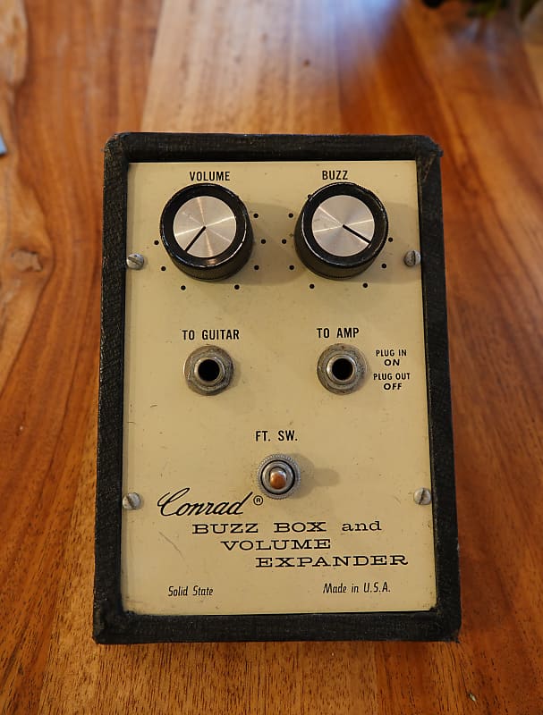Conrad Buzz Box and Volume Expander late 60's fuzz | Reverb