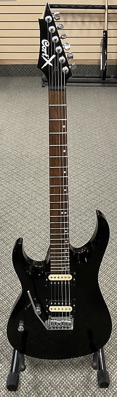 Cort X-2 Left Handed Black Gloss | Reverb