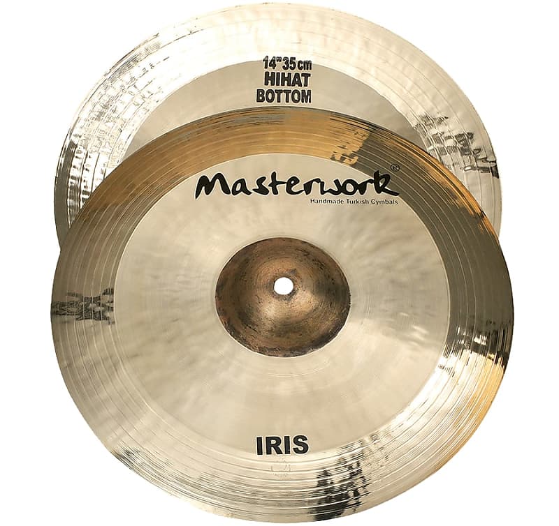 Masterwork Cymbals Iris 18" Heavy Hi-Hats (Pair) | Reverb
