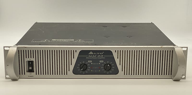 Alto Professional MAC 2.3 2-Channel 2200W Power Amplifier | Reverb