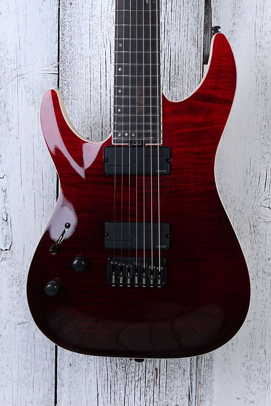 Schecter C-7 SLS Elite 7 String Left Handed Electric Guitar | Reverb