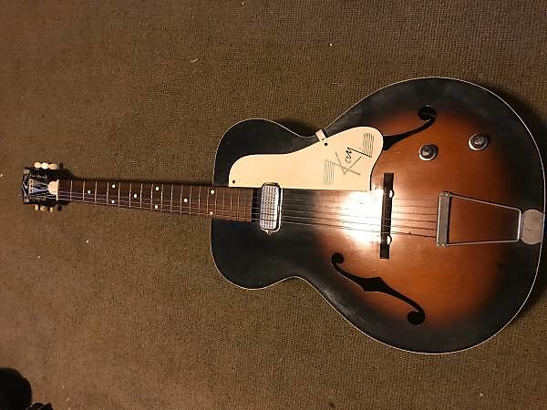 Kay 6533 Archtop Guitar with Pickup | Reverb