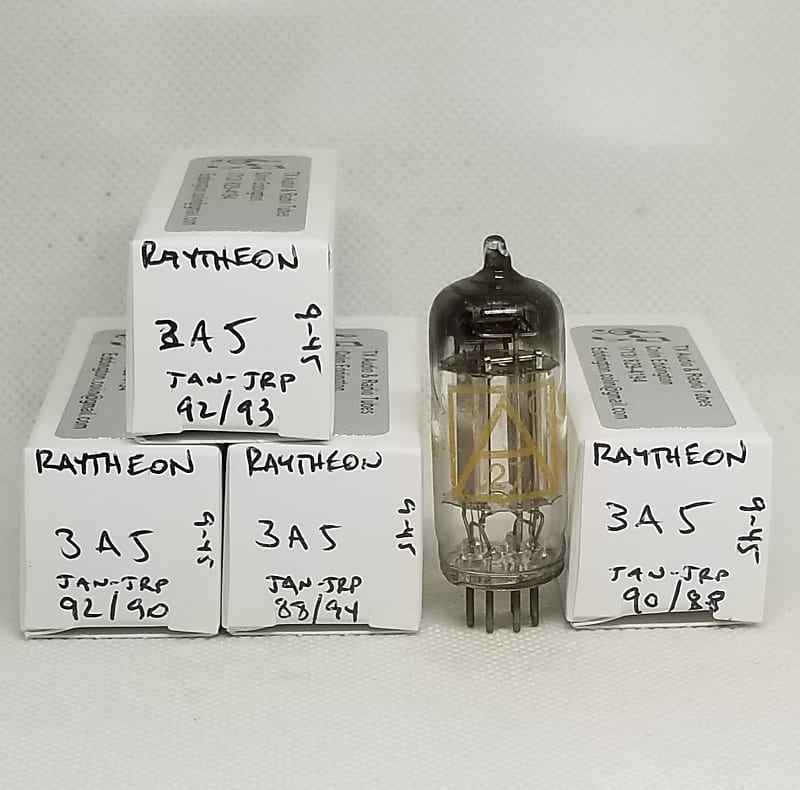 Raytheon JAN 3A5 Matched Quad NOS DCC90 | Reverb