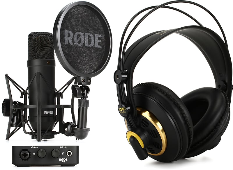 Rode Complete Studio Kit with NT1 Microphone and AI-1 Audio | Reverb