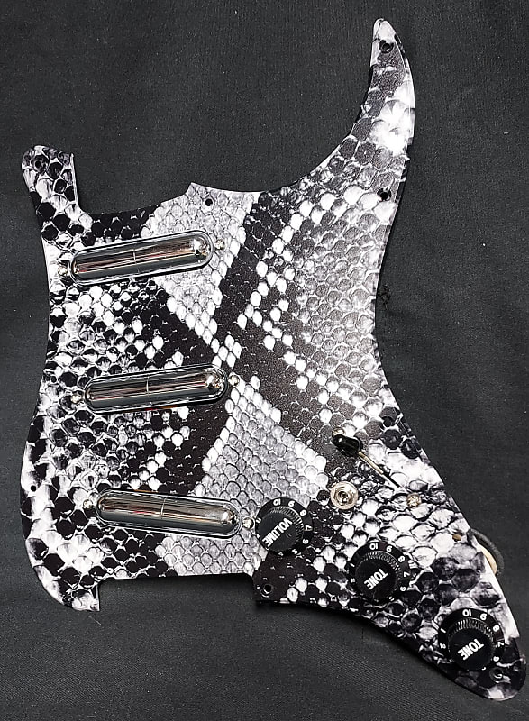 Rock'n R Guitars Loaded SSS for Strat Pickguard W/GM Lipstick | Reverb