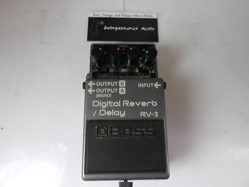 Boss RV-3 Digital Reverb & Delay Effects Pedal Vintage Free | Reverb