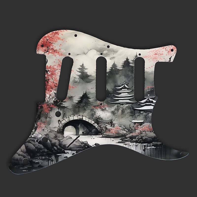 Unique Fender Stratocaster Pickguard SSS 11 holes 3ply (wbw) | Reverb