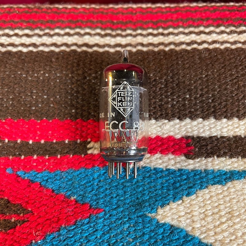Vintage Telefunken ECC83 / 12AX7 Smooth Plate Preamp Tube | Reverb