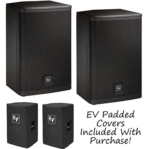 EV Electro Voice ELX112P 12" Active/Powered DJ PA Speakers | Reverb