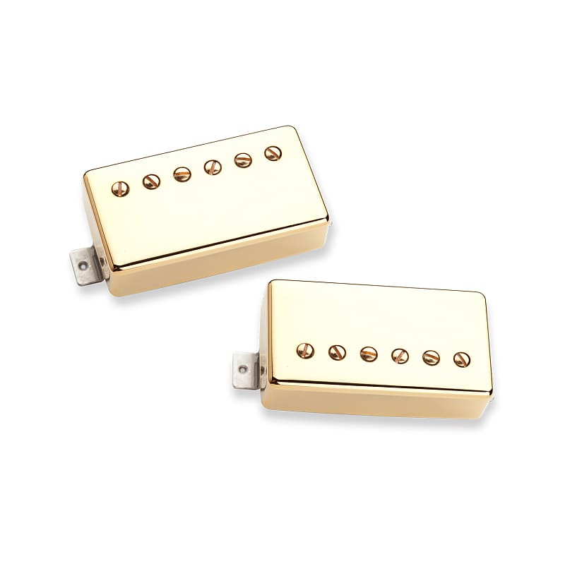 Seymour Duncan JB/Jazz Hot Rodded Humbucker Pickup Set Gold | Reverb