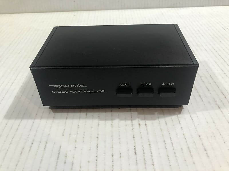 Vintage Realistic Stereo Audio Selector 42-2110 3-Way | Reverb Canada