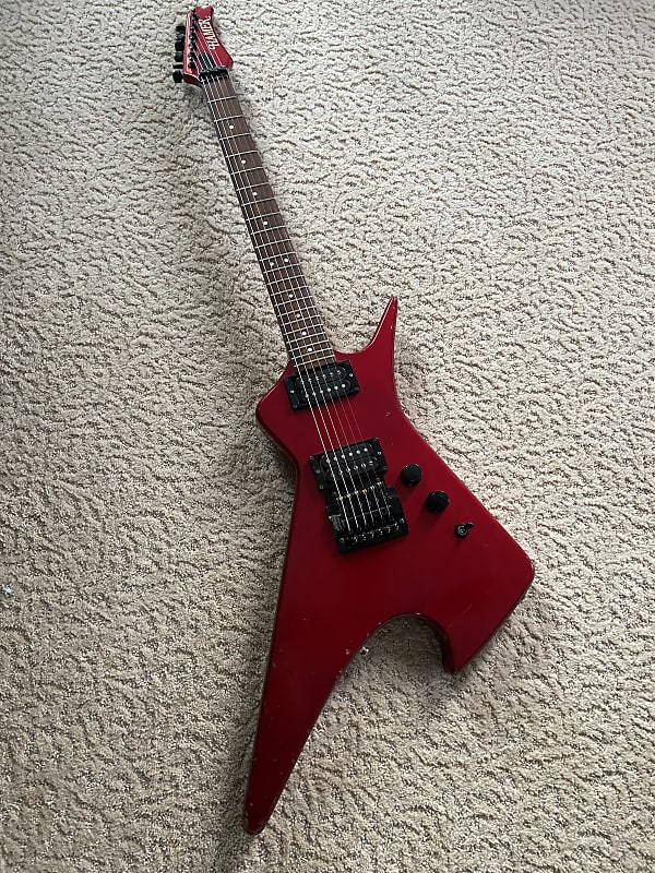 Hamer 1984 USA Scarab II - Red | Reverb