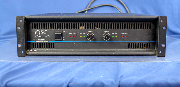 QSC MX2000A 650 Watt 2-Channel Professional Dual Monaural | Reverb