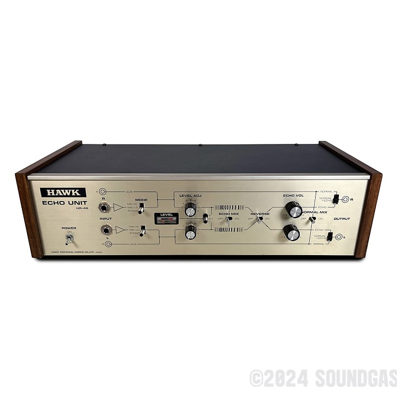 Hawk HR-40 Stereo Spring Reverb - Early HR-45, Serviced | Reverb