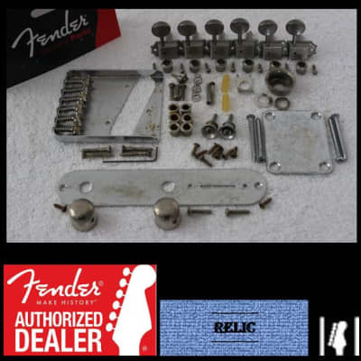 Vintage Fender Gold Fine Tune Bridge For 4-String Bass | Reverb