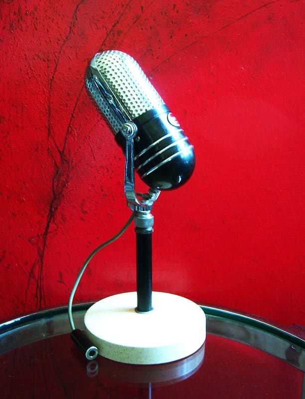 Vintage 1960's Argonne AR57 crystal pill microphone High Z | Reverb