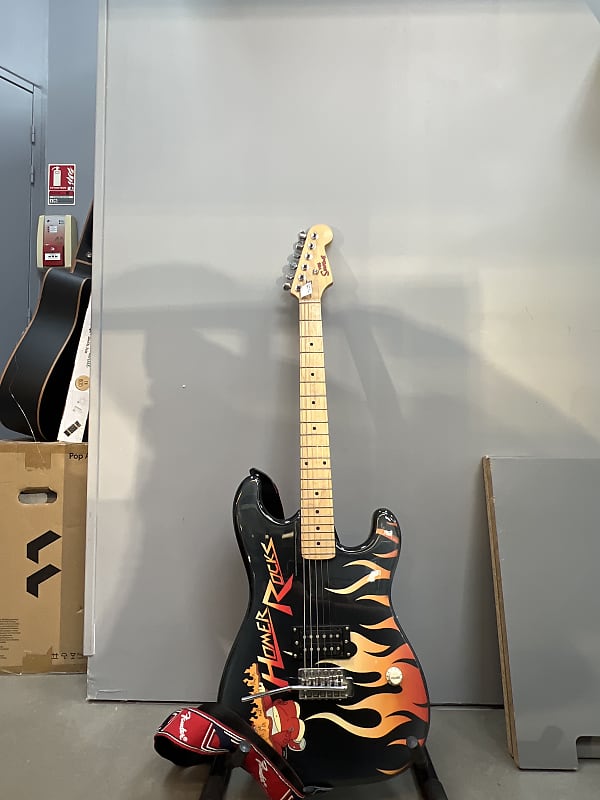 Guitare électrique Simpson Stratocaster Homer Rocks Années | Reverb UK