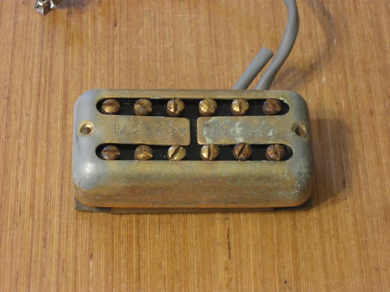 1960's Vintage Gretsch Filtertron Guitar Pickup Gold | Reverb