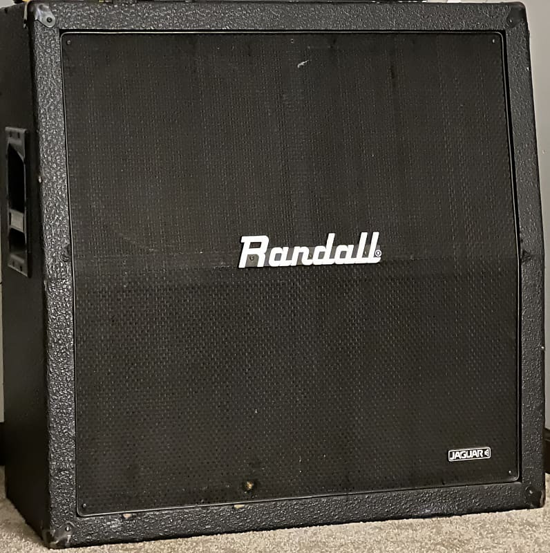 Randall Jaguar angled 4x12 speaker cabinet with original | Reverb