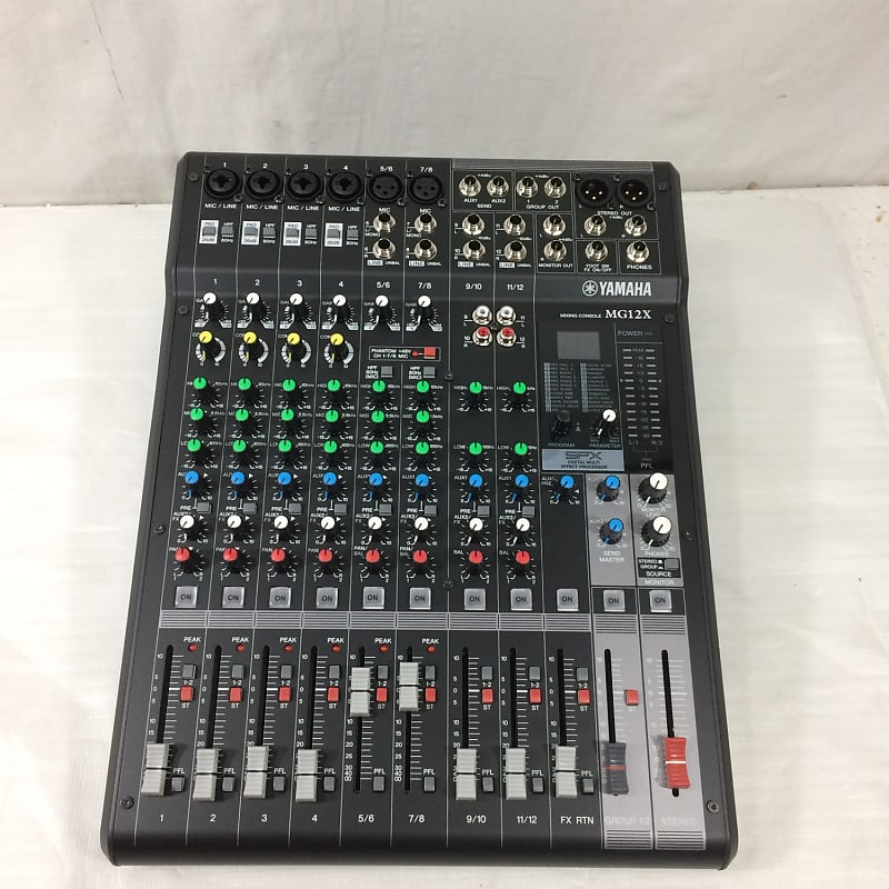 Yamaha MG12X CV 12-Input Stereo Mixer with Effects | Reverb