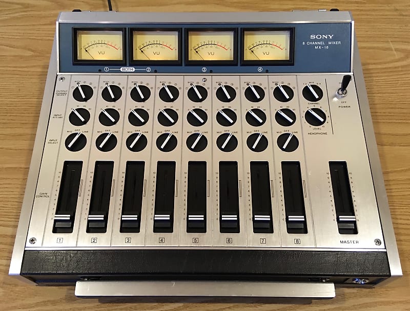 Sony MX-16 Discrete Mixing Console Sidecar Mixer MODDED & | Reverb