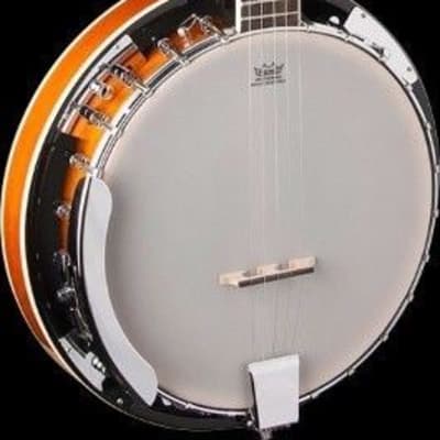 Oscar Schmidt OB4-A Gloss 5 string banjo with resonator and | Reverb
