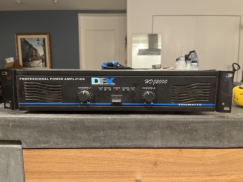 DFX HDJ2000 Professional Power Amplifier Black | Reverb