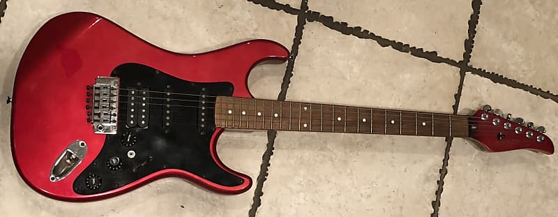 VINTAGE 1980'S KRAMER STRIKER 300ST RED ELECTRIC GUITAR | Reverb