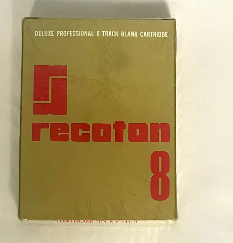 BRAND NEW Recoton Deluxe Professional 8 Track Blank Cartridge | Reverb