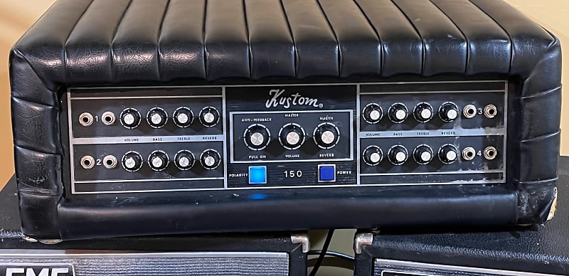 Kustom Vintage Kustom K150 Tuck and Roll T & R Bass 4 Channel | Reverb