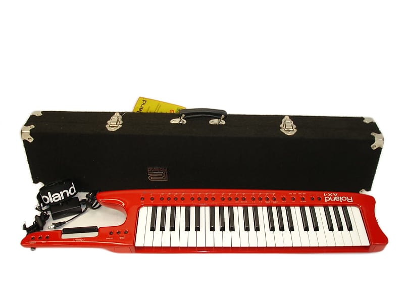Roland AX-1 45-Key Keytar MIDI Controller Keyboard Red w/ | Reverb
