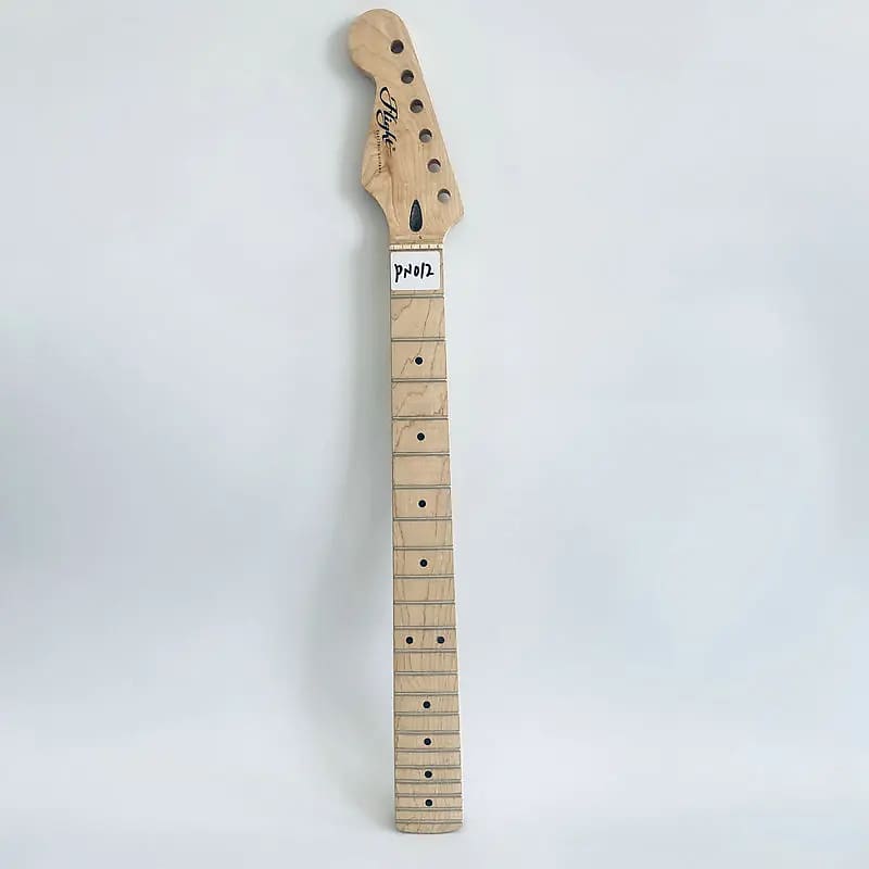 Natural Finish Maple Strat Style Guitar Left Hand | Reverb Canada